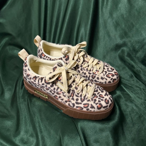Puma | Shoes | Euc Puma Leopard Print Platform Sneakers 9 | Poshmark